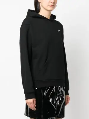 Coperni Logo-print Cotton Hoodie - Black