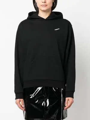 Coperni Logo-print Cotton Hoodie - Black