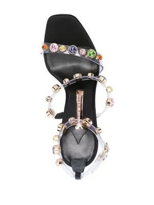SOPHIA WEBSTER Rosalind Gem-embellished Sandals - Black