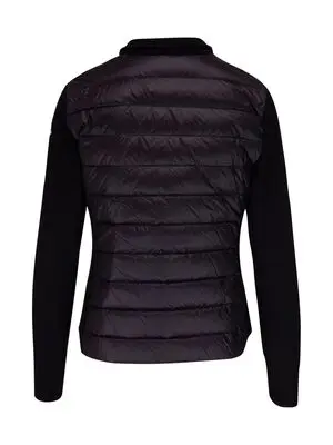 Moncler Quilted Zip-up Jacket - Black