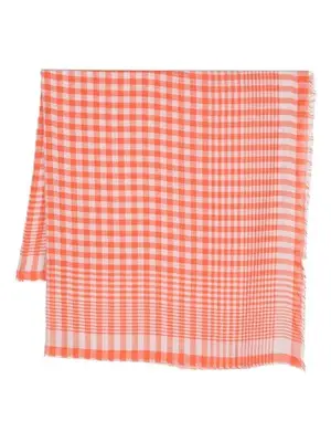 Faliero Sarti Check-pattern Scarf