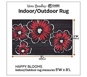 VERA BRADLEY Indoor/outdoor Rug 5'x8
