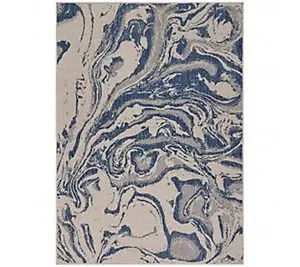 HOMEROOTS 22x36 Abstract Indoor Outdoor Scatter Rug - One-color