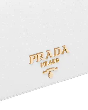Prada Mini Saffiano Leather Bag - White