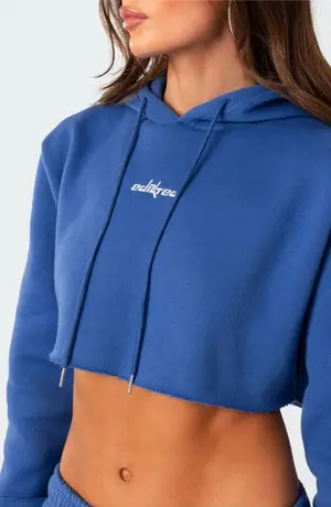 EDIKTED Brenna Crop Hoodie
