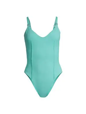 Shan Women's Jessie One-Piece Swimsuit - Eucalyptus  - Eucalyptus