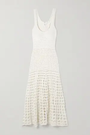 Chloé Crocheted Silk Maxi Dress