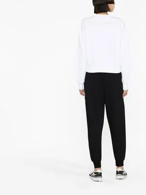 Stella McCartney Graphic-print Tapered Track Pants - Black
