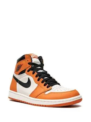JORDAN Air 1 Retro High Og Reverse Shattered Backboard Sneakers - Orange