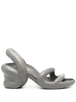 Camper Kobrah 75mm Slingback Sandals - Grey
