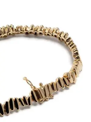 SUZANNE KALAN 18kt Yellow Gold Emerald Bracelet - Green