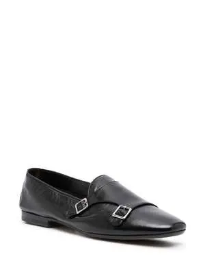 HENDERSON BARACCO Buckle-strap Leather Slippers
