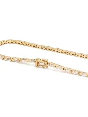 SUZANNE KALAN 18kt Yellow Gold Diamond Tennis Bracelet