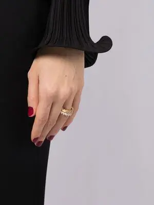 SUZANNE KALAN 18kt Yellow Diamond Eternity Ring