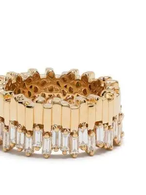 SUZANNE KALAN 18kt Yellow Diamond Eternity Ring