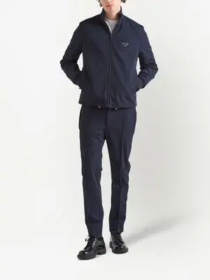Prada Stretch Technical Fabric Zipper Sweatshirt