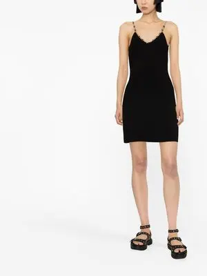 Rabanne Chain-straps Mini Dress