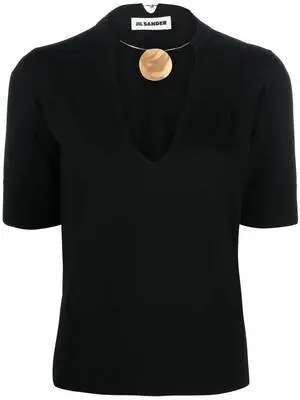 JIL SANDER Choker-neck Top