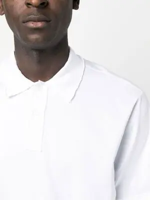 ROBERTO COLLINA Classic Cotton Polo Shirt - White
