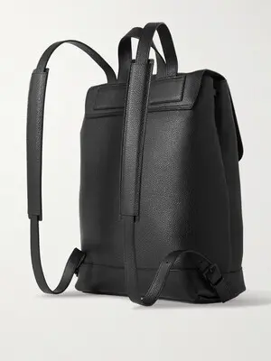 Saint Laurent Full-grain Leather Backpack