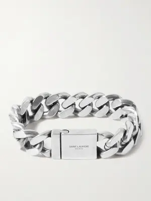 Saint Laurent Chain Bracelet - Silver