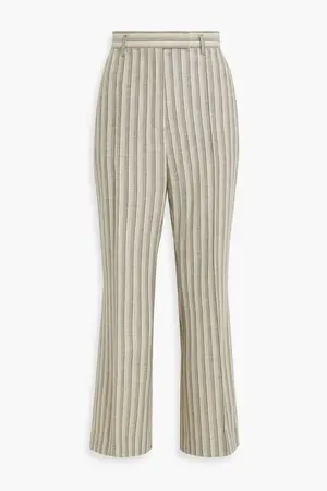 Acne Studios Striped Tweed Flared Pants