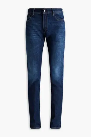 Acne Studios Slimfit Faded Denim Jeans - Dark Denim