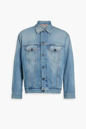 Acne Studios Distressed Denim Jacket - Light Denim