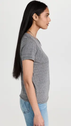 MOTHER The Lil Goodie Goodie T-shirt - Heather Grey
