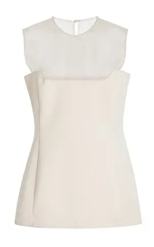 Khaite Sasmo Satin Sleeveless Top