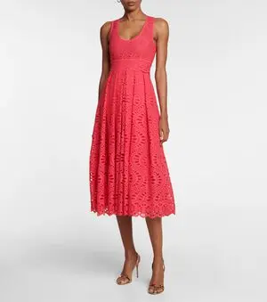 Giambattista Valli Macramé Midi Dress