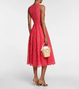 Giambattista Valli Macramé Midi Dress