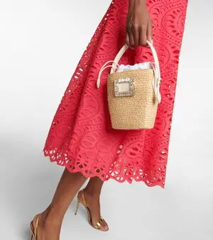 Giambattista Valli Macramé Midi Dress