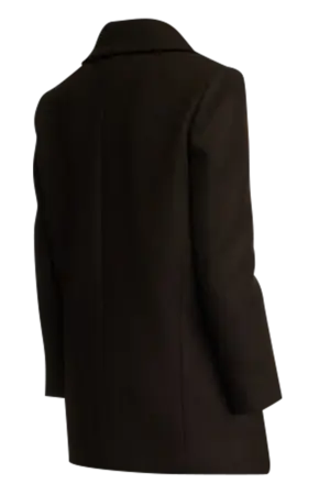 Saint Laurent Wool Gabardine Peacoat