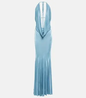 Blumarine Pleated Evening Dresses