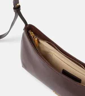 Jacquemus Le Bisou Perle Leather Shoulder Bag - Brown