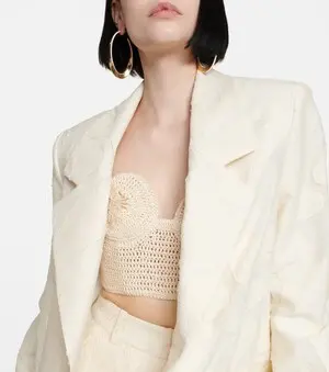 THE MANNEI Caen Jacquard Cotton Blazer