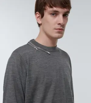 Undercover Embellished Wool Sweater