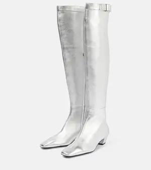 TOM FORD Metallic Over-the-knee Boots