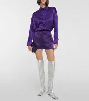 TOM FORD Metallic Over-the-knee Boots