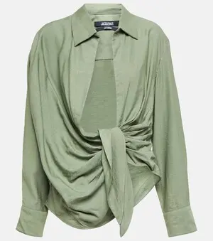 Jacquemus Le Bahia Tie-front Shirt