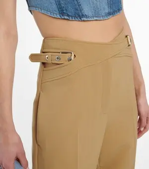 DION LEE Interlock High-rise Wide-leg Pants