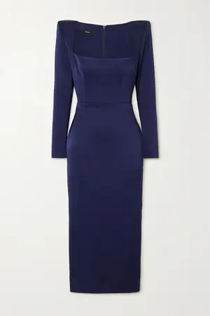 Alex Perry Manor Satin-crepe Midi Dress
