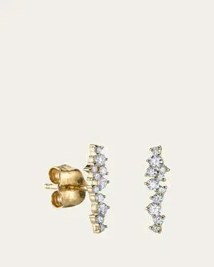 SYDNEY EVAN 14k Yellow Diamond Stud Earrings - Gold