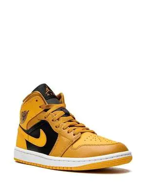 JORDAN Air 1 Mid Chutney Sneakers - Yellow