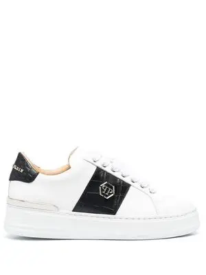 Philipp Plein Leather Logo-plaque Sneakers