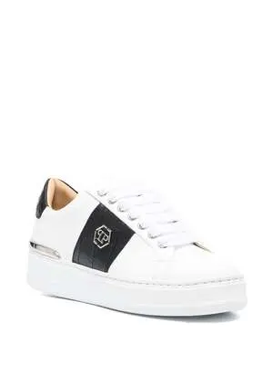 Philipp Plein Leather Logo-plaque Sneakers