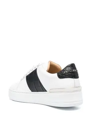 Philipp Plein Leather Logo-plaque Sneakers