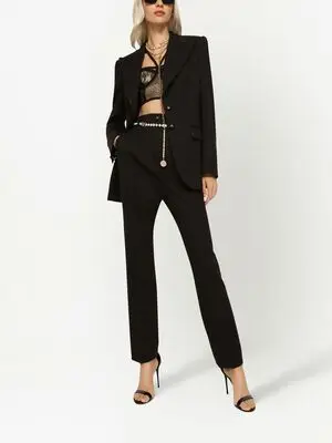 Dolce & Gabbana Turlington Gabardine Single-breasted Blazer - Black