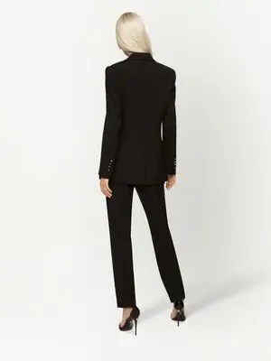 Dolce & Gabbana Turlington Gabardine Single-breasted Blazer - Black